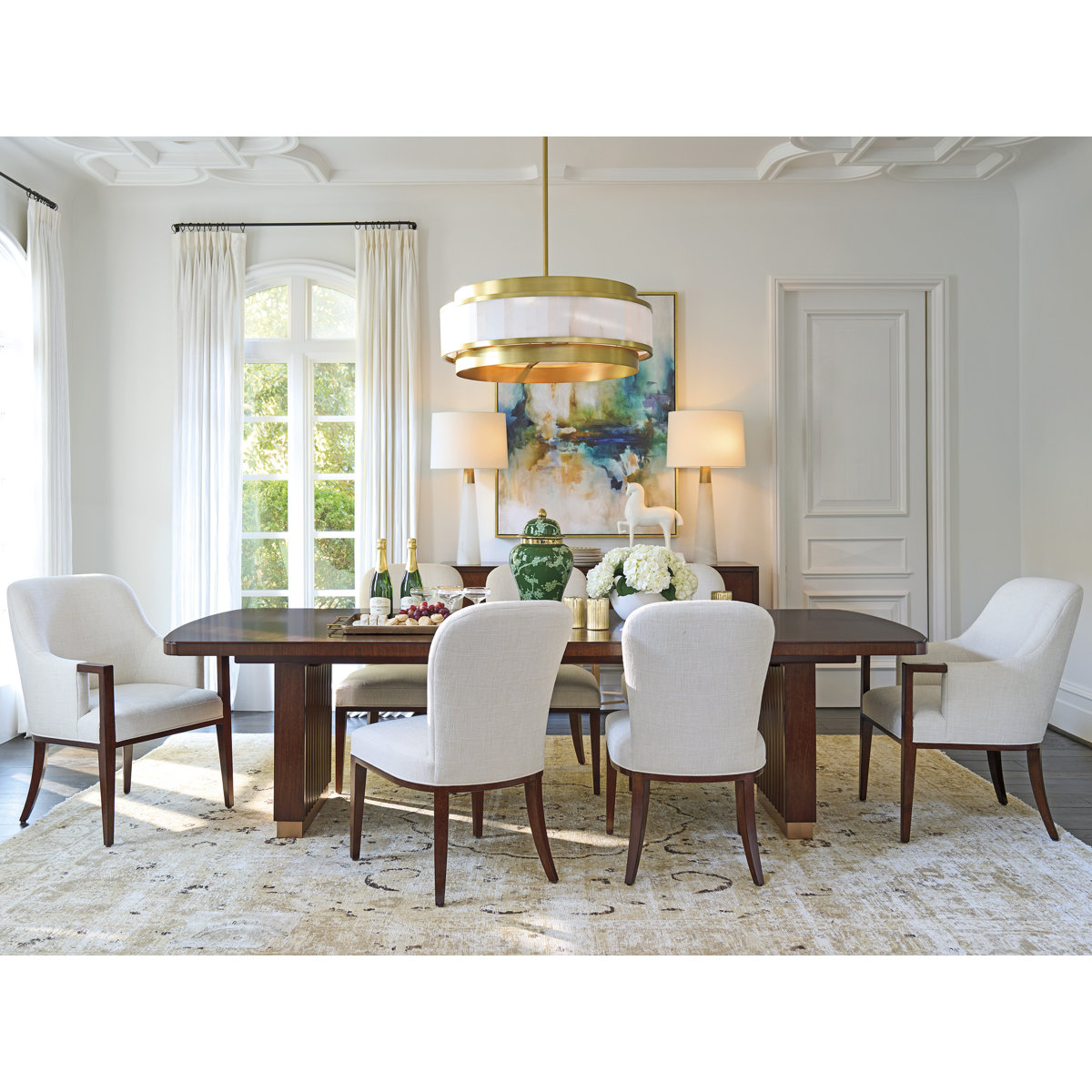 Lexington Portman Double Pedestal Dining Table | Perigold